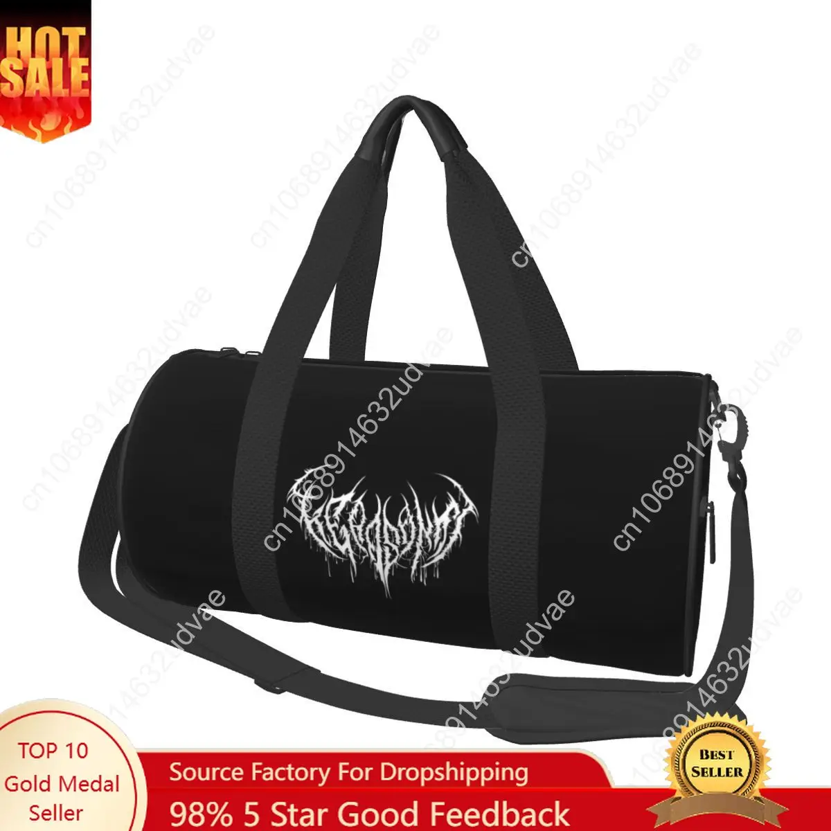 Goth Gym Bag: The Ultimate Blend of Edge, Functionality, and Street ...