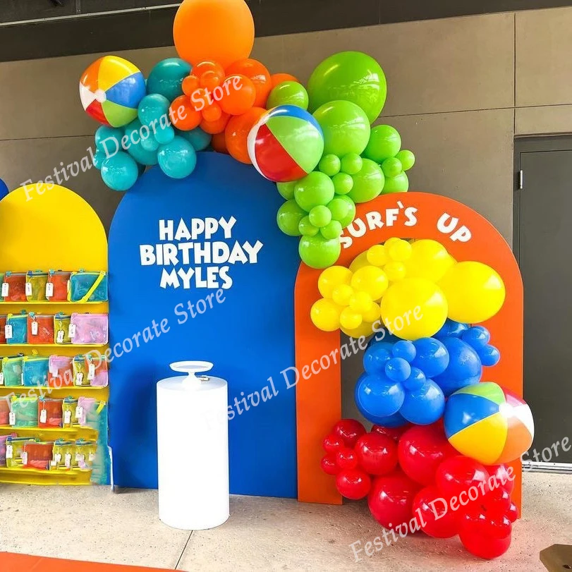 Pool Party Balloon Decorations