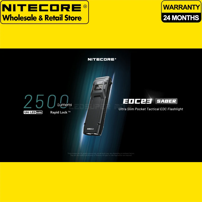 Pocket-Torch-NITECORE-EDC23-2500-Lumens-Ultra-Slim-Tactical-EDC ...