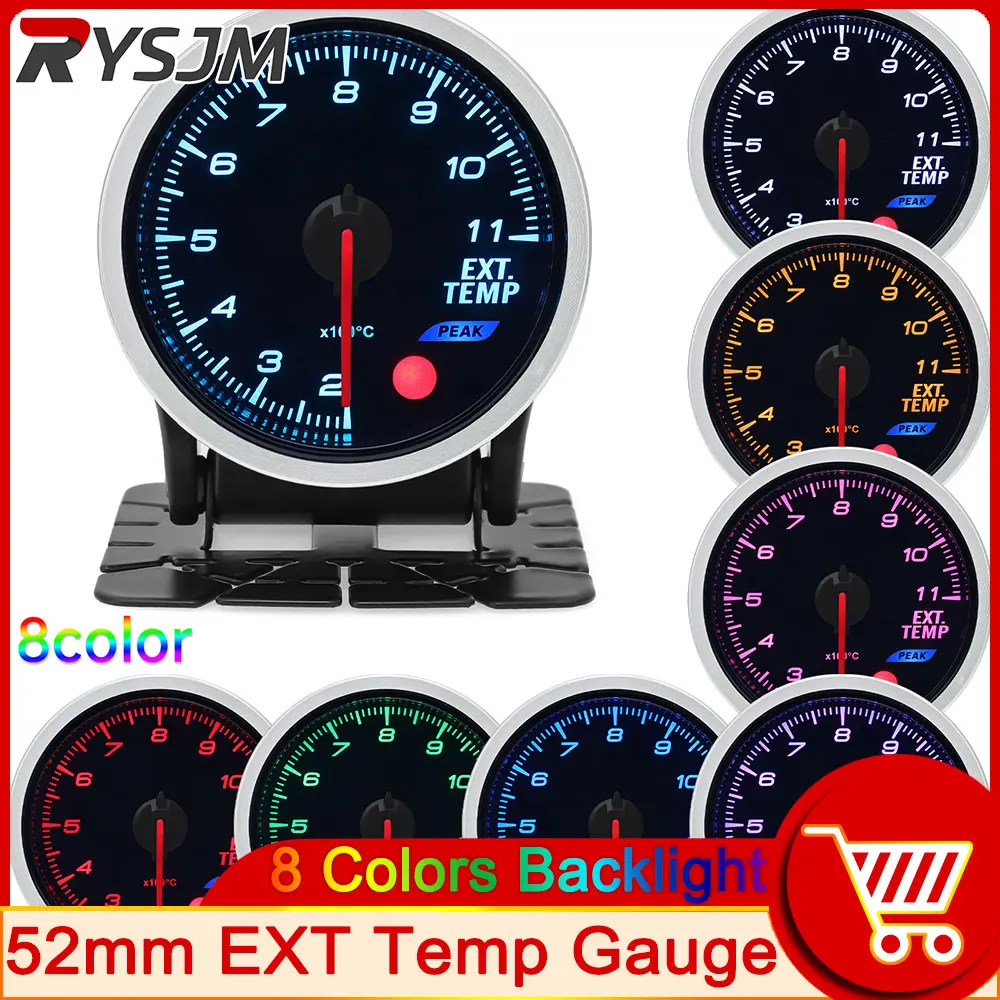 AD-52mm-EXT-Temp-Gauge-8-Colors-Backlight-Exhaust-Gas-Temperature-Gauge ...