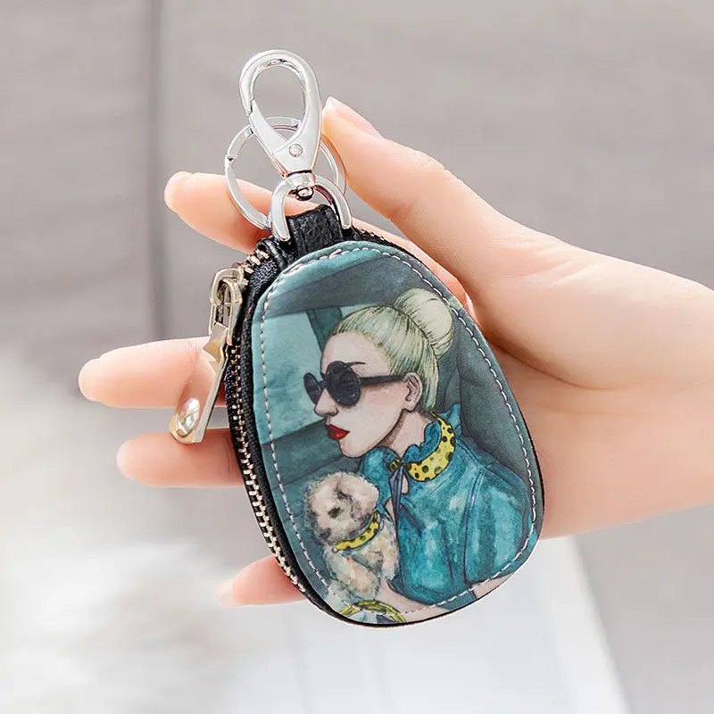 General car key case lighter bag cartoon protection cover men and women ...