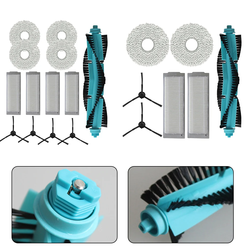 1-Set-Side-Brush-Roller-Brush-Filters-Mop-Cloth-For-Cecotec-For-Conga ...
