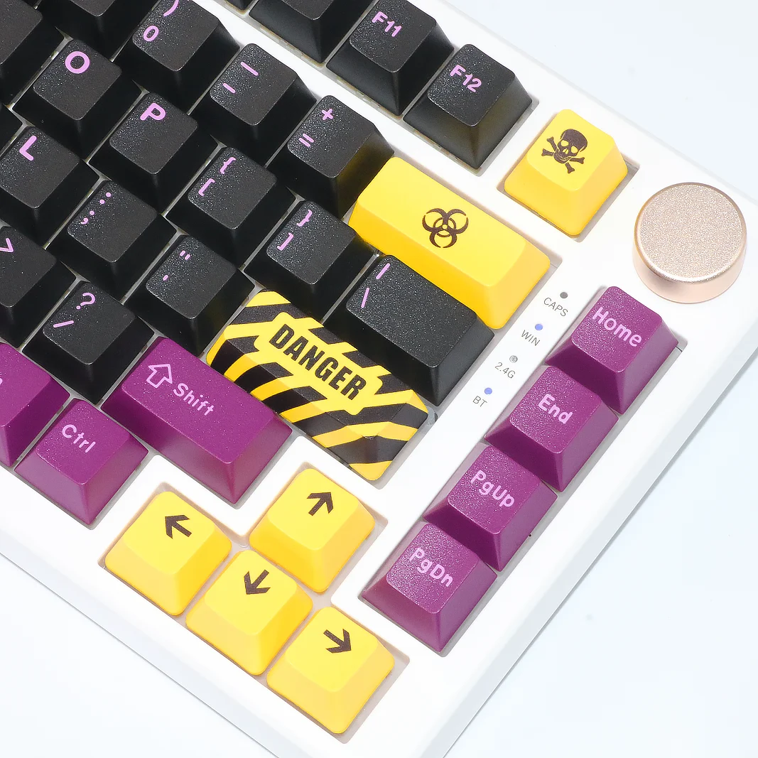 8Pcs-Biochemical-Keycap-PBT-OEM-Profile-Replacement-Personality-Design ...