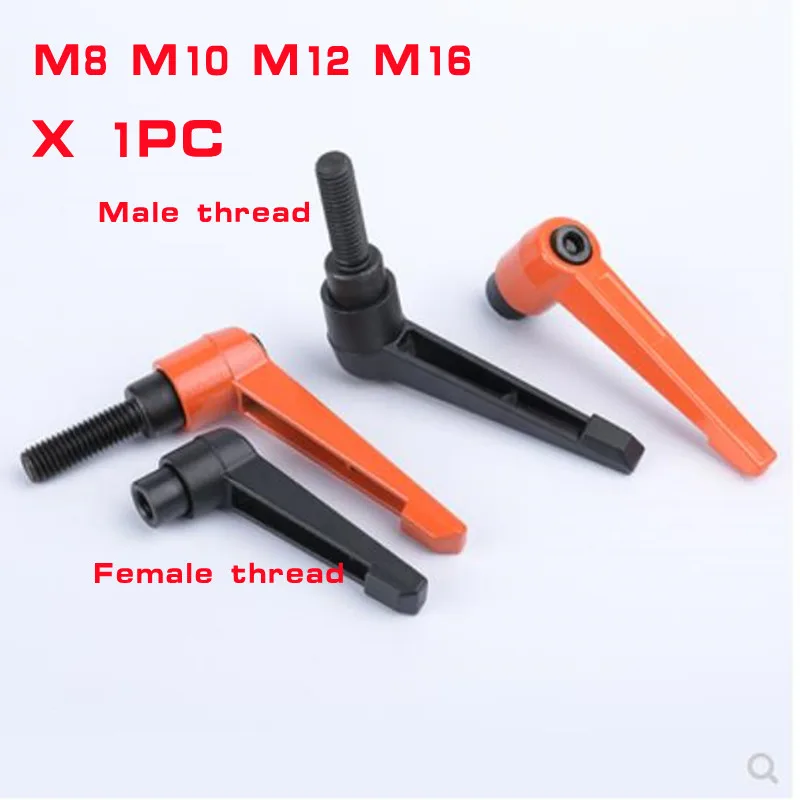1PC-M8-M10-M12-Clamping-Lever-Machinery-Adjustable-Handle-Locking ...