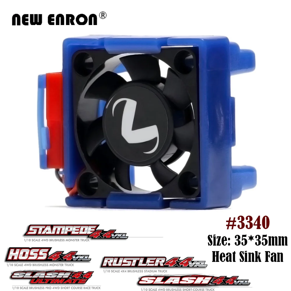 1Pc Heat Sink Motor Radiator Cooling Fan 3340 Velineon VXL 3S ESC For ...