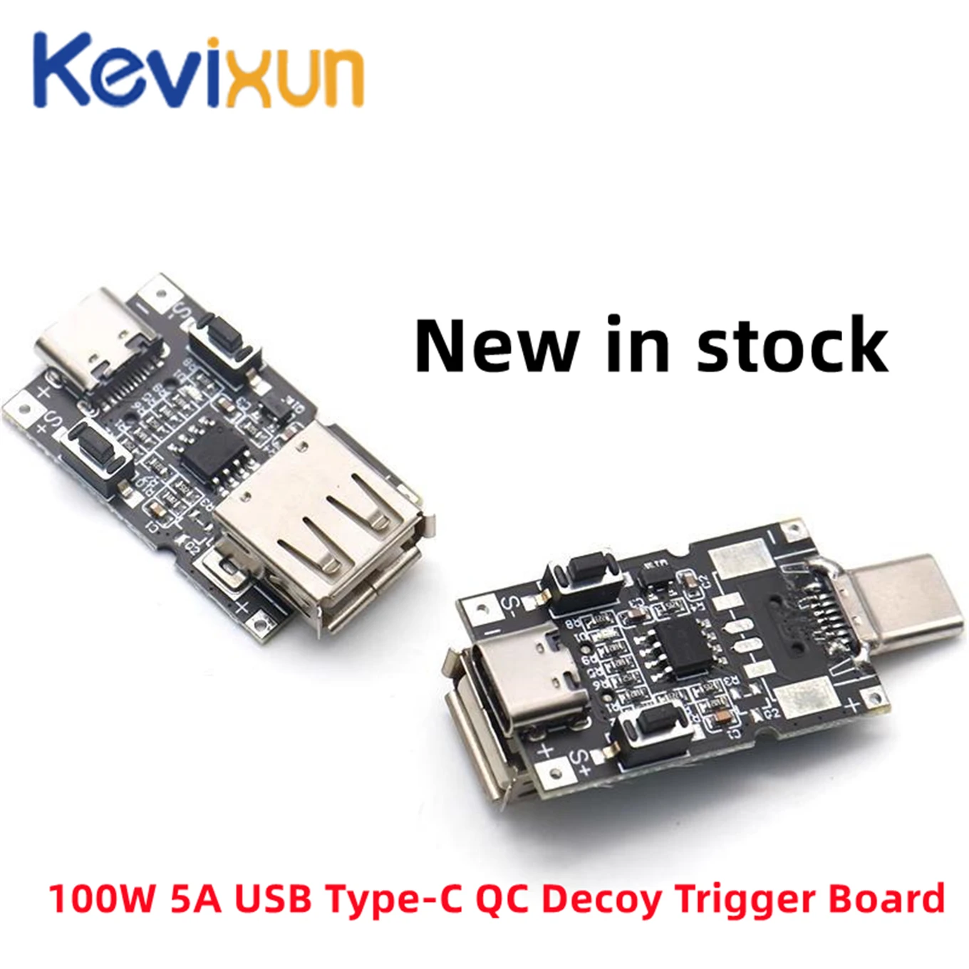 100W 5A USB Type C QC Decoy Trigger Board 5V 9V 12V 15V 20V Output PD 2 ...
