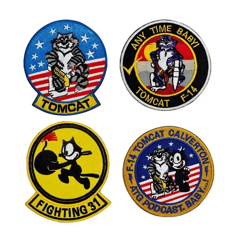 Tomcat-F-14-VF-31-Felix-Cat-Squadron-Badge-Tactical-Accessories-Morale ...