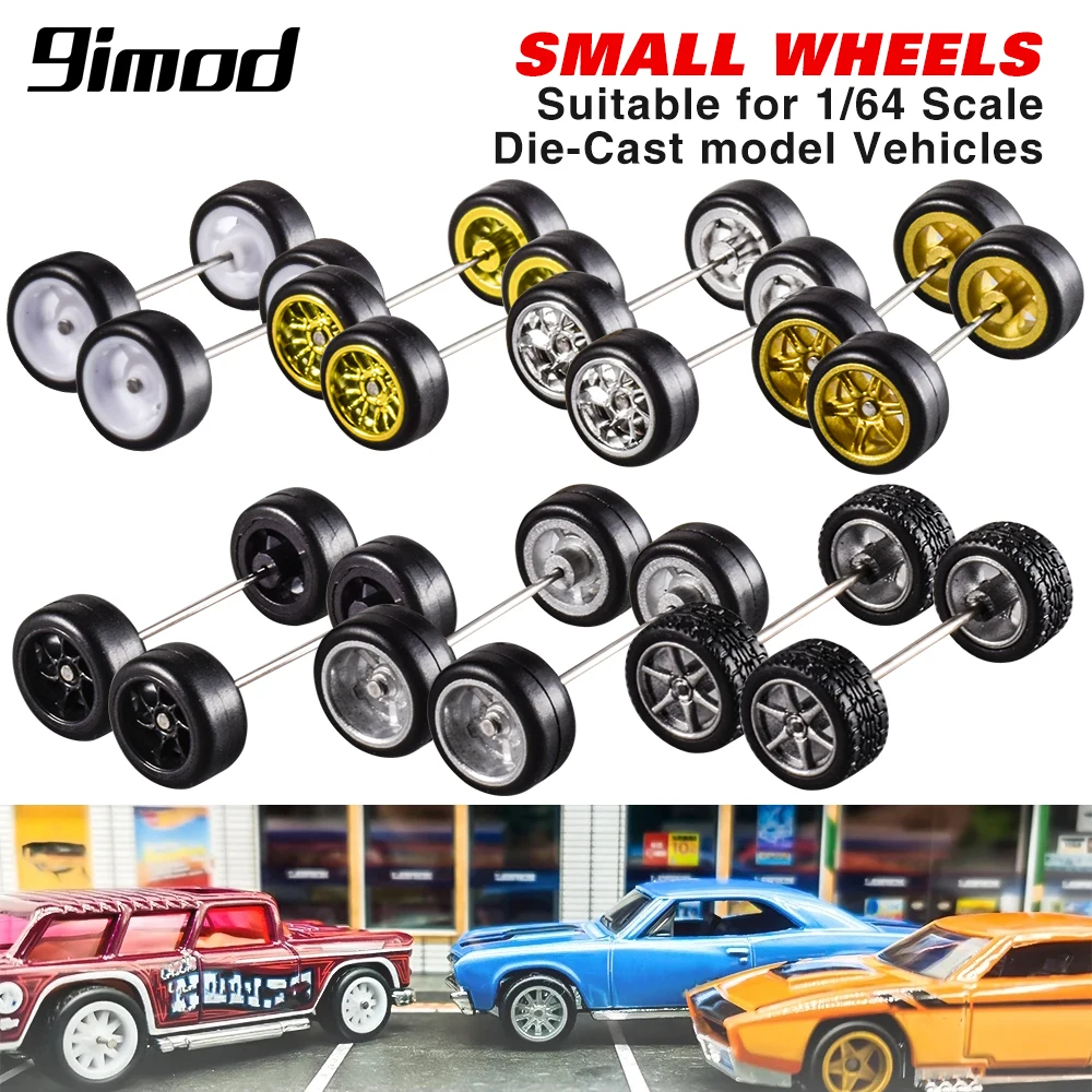 9IMOD-1-64-Alloy-Car-Wheels-and-Rubber-Tires-11mm-Size-Rims-Tires-Set ...
