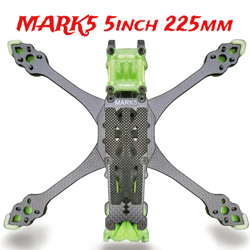 Marco-de-fibra-de-carbono-para-Drones-base-de-rueda-de-225mm-con-brazo ...
