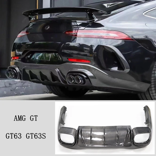 For Mercedes Benz AMG GT63 GT63S 4-Door 2019-2023 Real Dry Carbon Rear ...