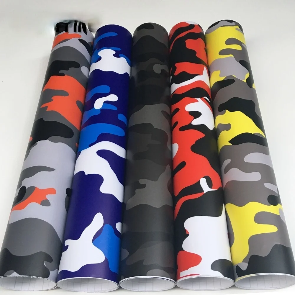 Digital Woodland Green Camo Camouflage Desert Vinyl Film Sticker DIY ...