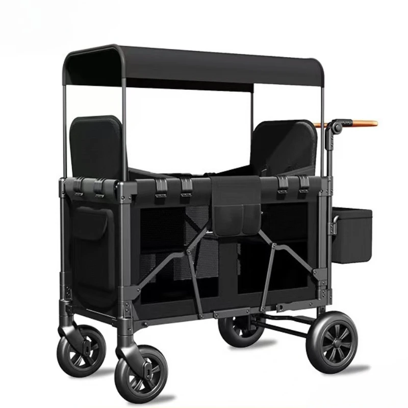 Twin Baby Stroller Children's Outdoor Camping Travel Stroller Children ...