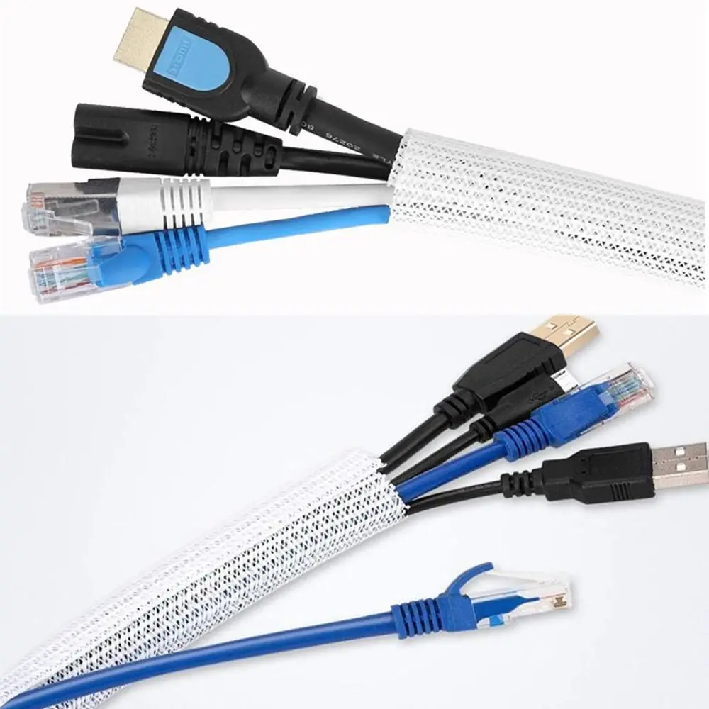 Flexible-Nylon-Wire-Cord-Hider-Cable-Management-Organizer-1M-Self ...