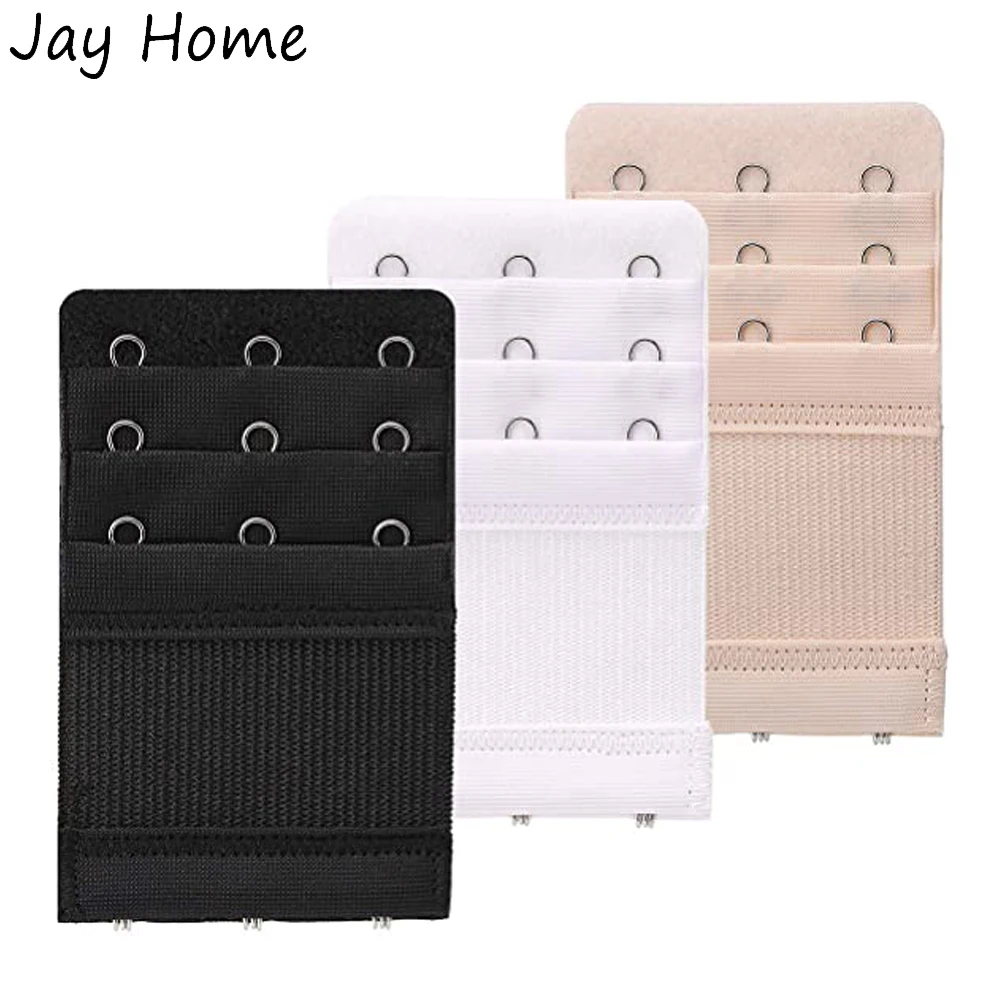 9-3PCS-Women-s-Bra-extenders-3Hooks-3-Row-Comfortable-Elastic-Bra ...