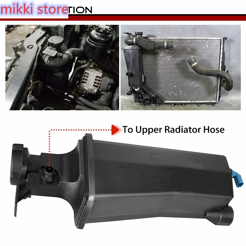Car Coolant Expansion Tank With Cap With Sensor For-bmw E46 316i 318i ...
