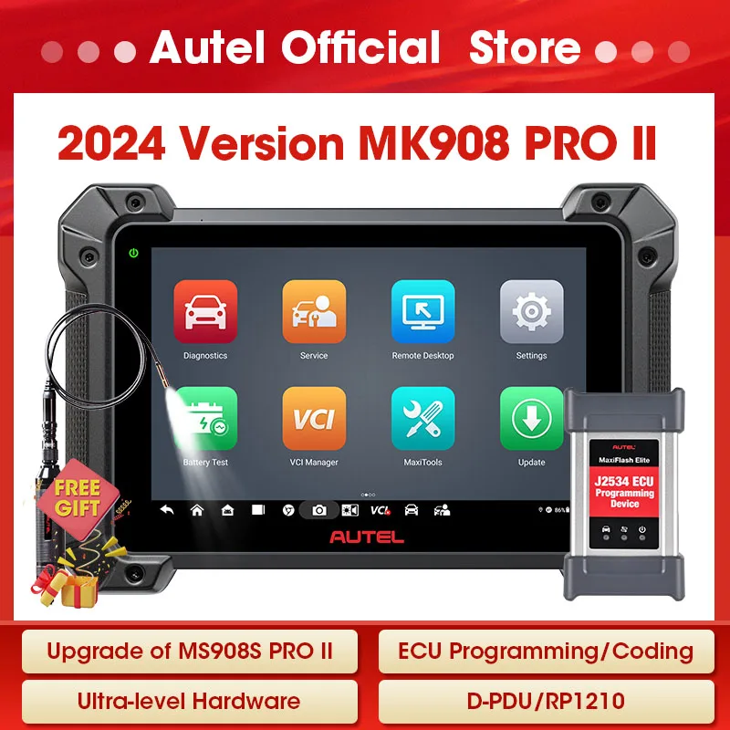 Diagnostic-Tools-Autel-MK908PRO-II-MK908-PRO-2-Automotive-OBD2-Scanner ...