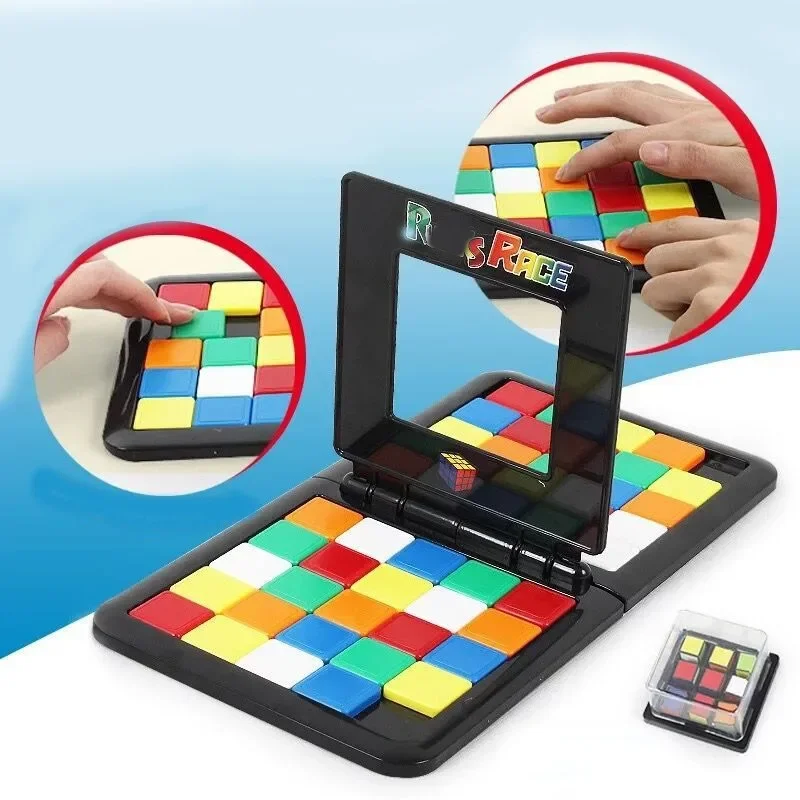 Kids-Color-Battle-Square-Race-Game-Parent-Child-Square-Desktop-Puzzles ...