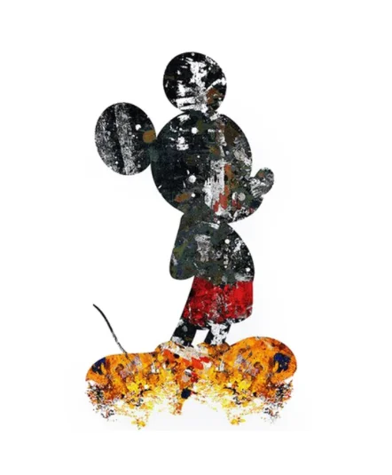Splatter Paint Mickey Mouse