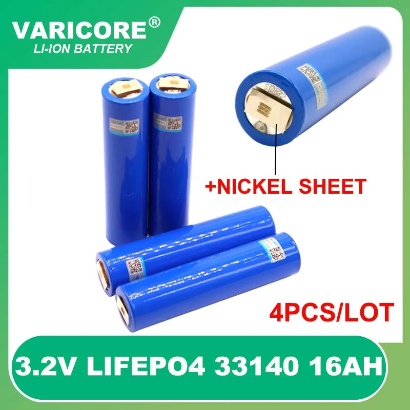 4pcs Varicore 3.2v 33140 15ah Lifepo4 Cells Lithium-iron Phospha ...