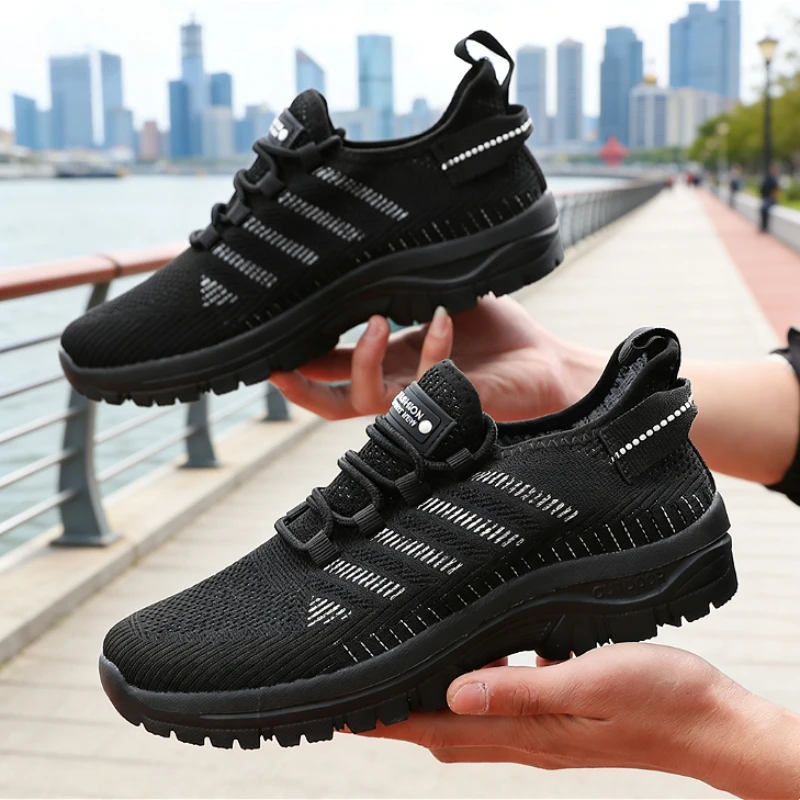 New Arrival Men's Casual Shoes Breathable Woven Mesh Design Lightweight ...