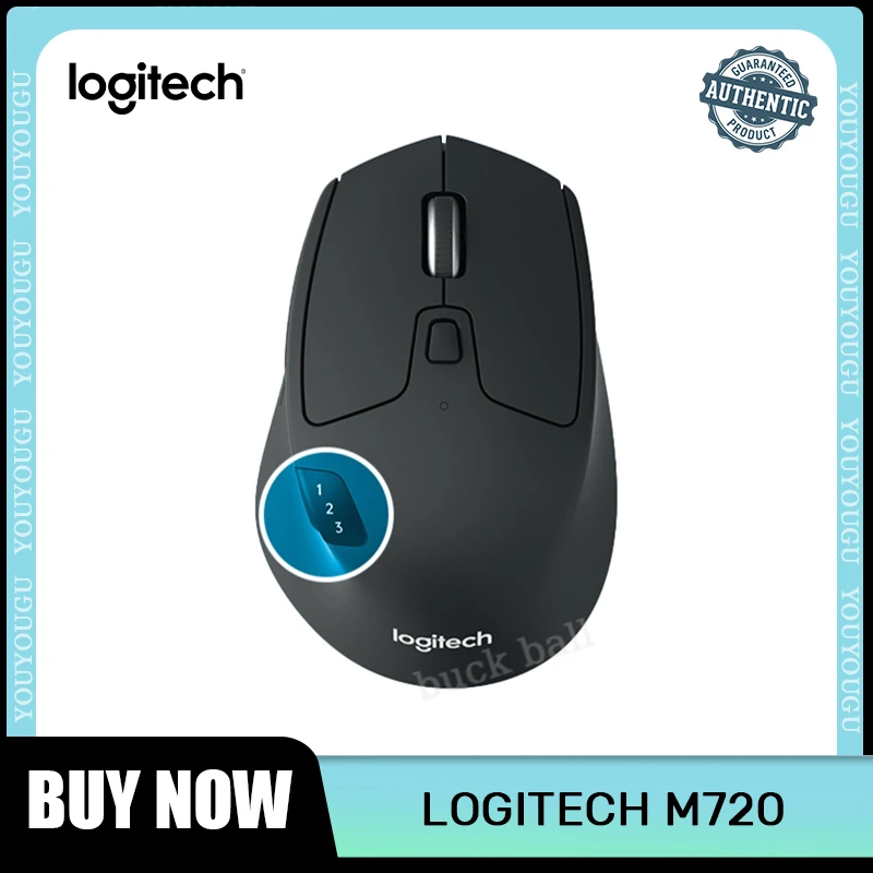 Logitech-m720-mouse-sem-fio-modo-2-bluetooth-port-til-multi-dispositivo ...