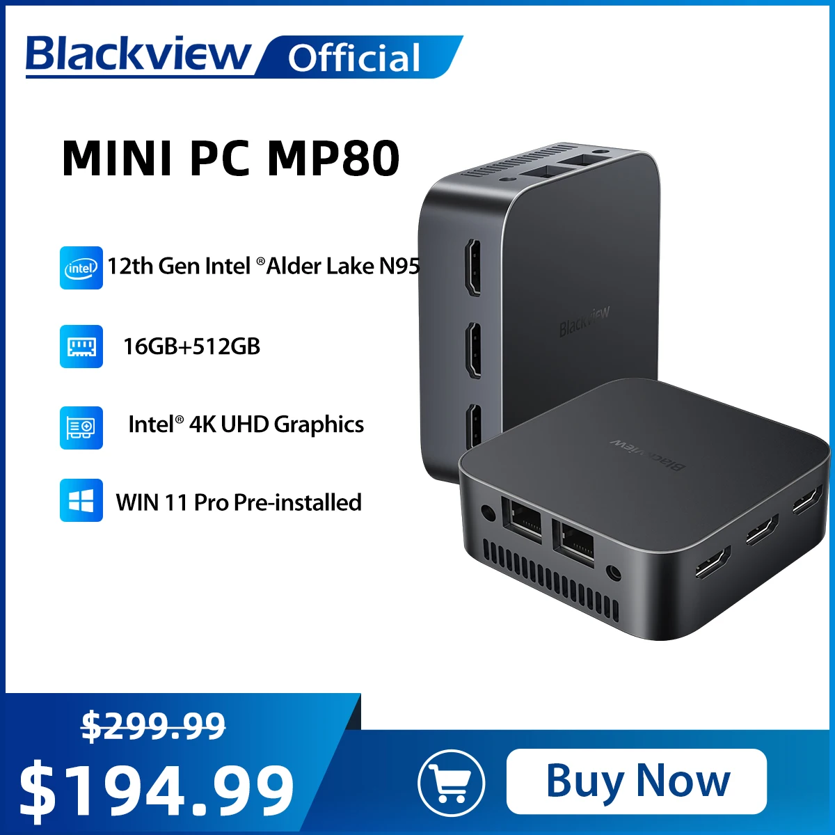 Blackview-MP80-Mini-computador-desktop-Intel-Alder-Lake-N95-N97-DDR5 ...