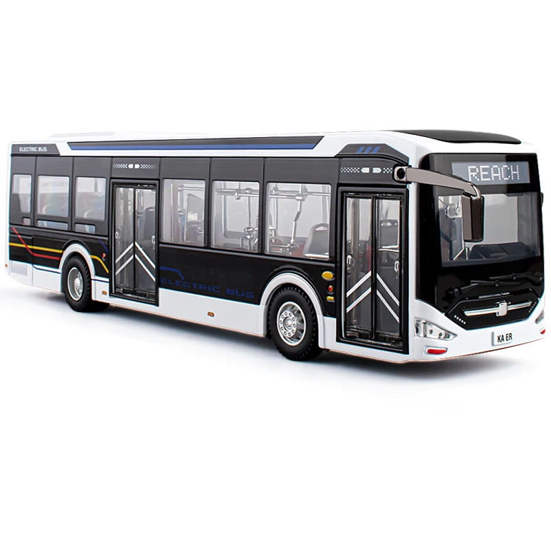 Large-Size-Alloy-Electric-Tourist-City-Traffic-Bus-Model-Passenger-Car ...