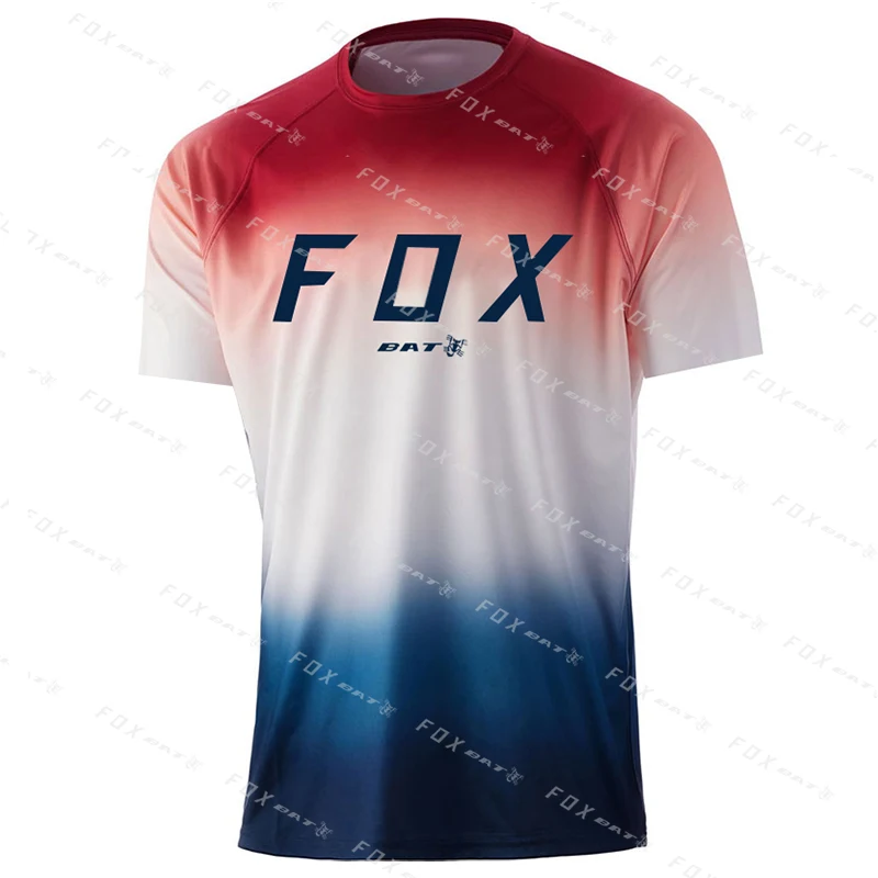 Bat-Fox-MTB-T-Shirt-Motocross-Mountain-Enduro-Bike-Clothing-Men-s-Short ...