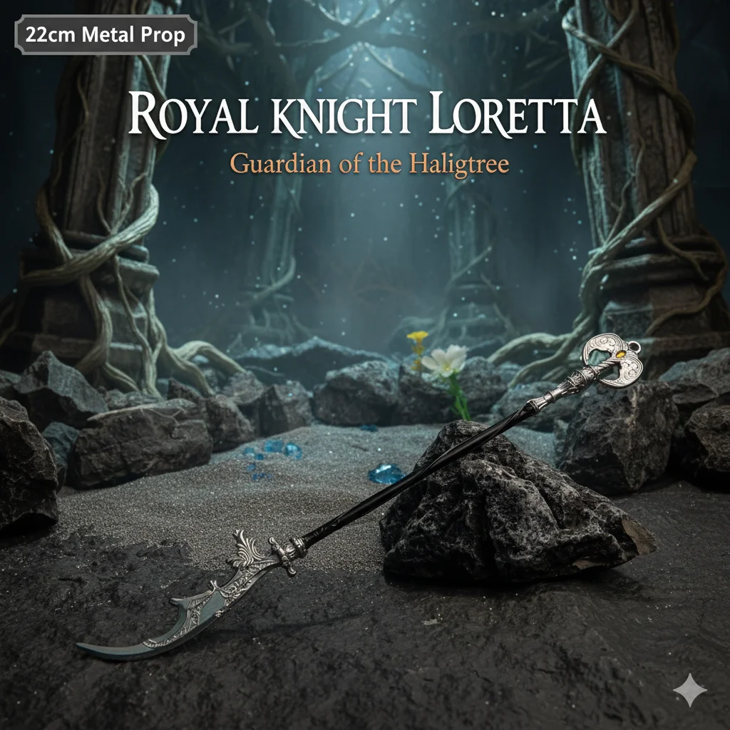 Guard the Haligtree: 22cm Loretta's War Sickle Prop, Royal Knight's ...