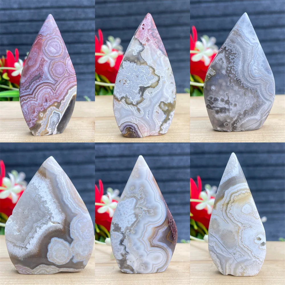 Natural-Onyx-Torch-Shape-Stone-Free-Form-Display-Feng-Shui-Home-Decor ...