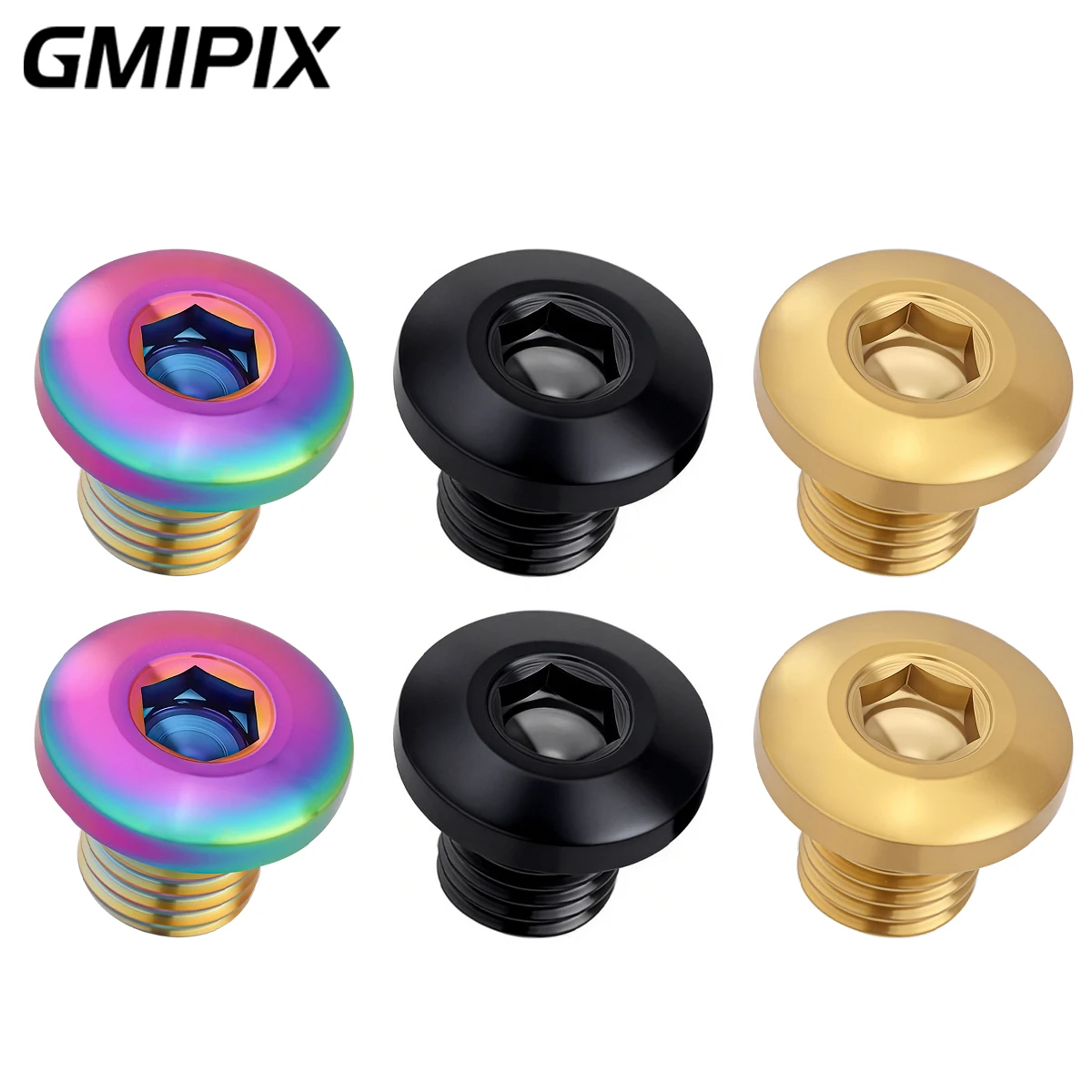 GMIPIX 1 Pair Titanium Alloy Mirror Hole Plug M10x1.25 Universal ...