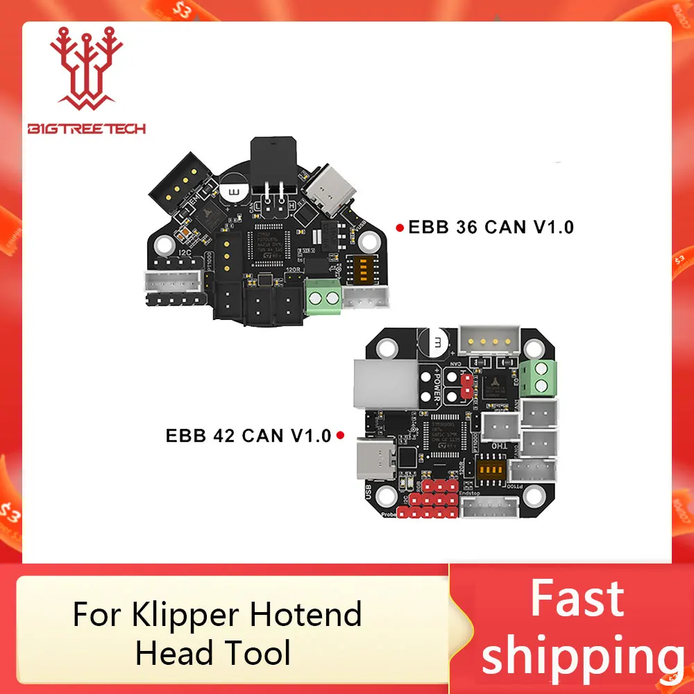 BIGTREETECH EBB36 EBB42 CAN V1.2 Board For Klipper Hotend Head Tool Canbus Usb 42mm 36mm ...