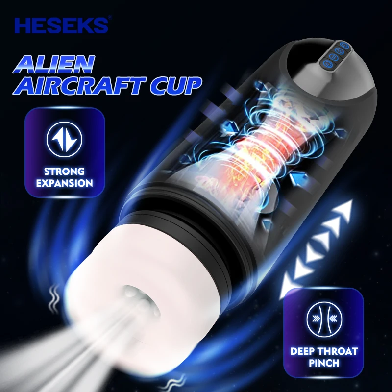 HESEKS-Suck-Telescopic-Vibrator-Automatic-Man-Masturbator-Deep-Throat-Silicone-Pussy-Real ...