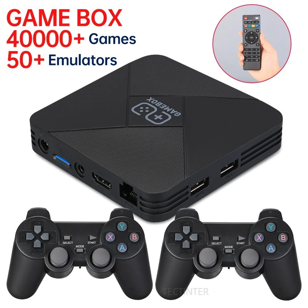 Dual-system 4k Tv Game Player Video Game Console Wireless Gamepad Built ...