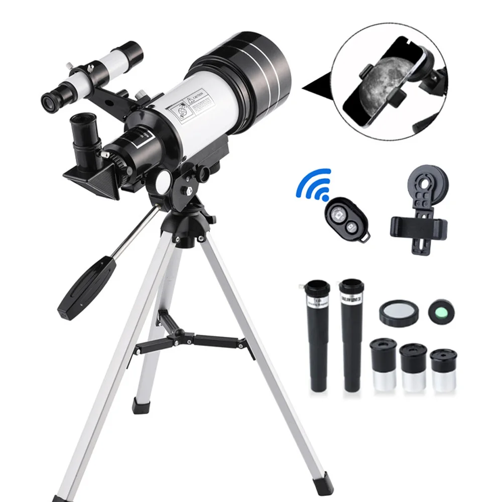 Telesc-pio-Astron-mico-com-C-mera-Bluetooth-Telesc-pio-Profissional ...