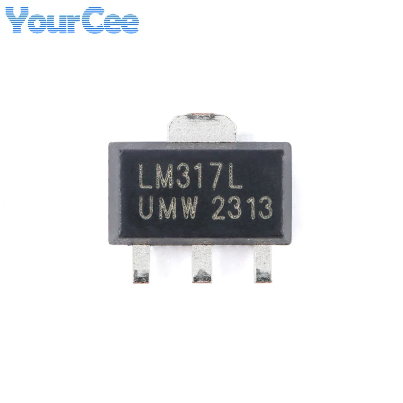 10pcs-LM317-LM317LIPK-SOT-89-3-3-terminal-Adjustable-Voltage-Regulator ...