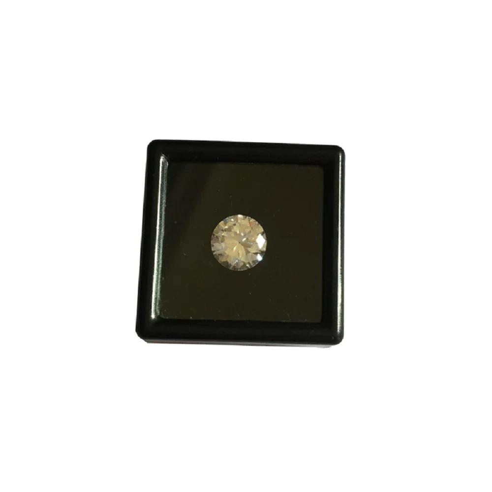 Bare Stone Box Diamond Display Package Box White Black Gem Case With ...