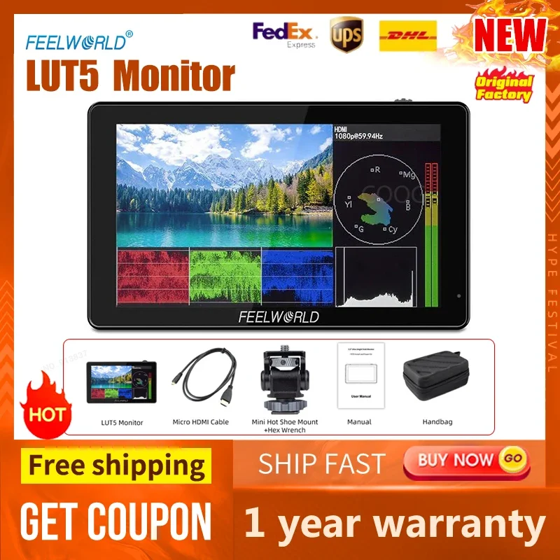 Feelworld-LUT5-4K-Monitor-5-5-Inch-3D-LUT-Touch-Screen-DSLR-Field ...