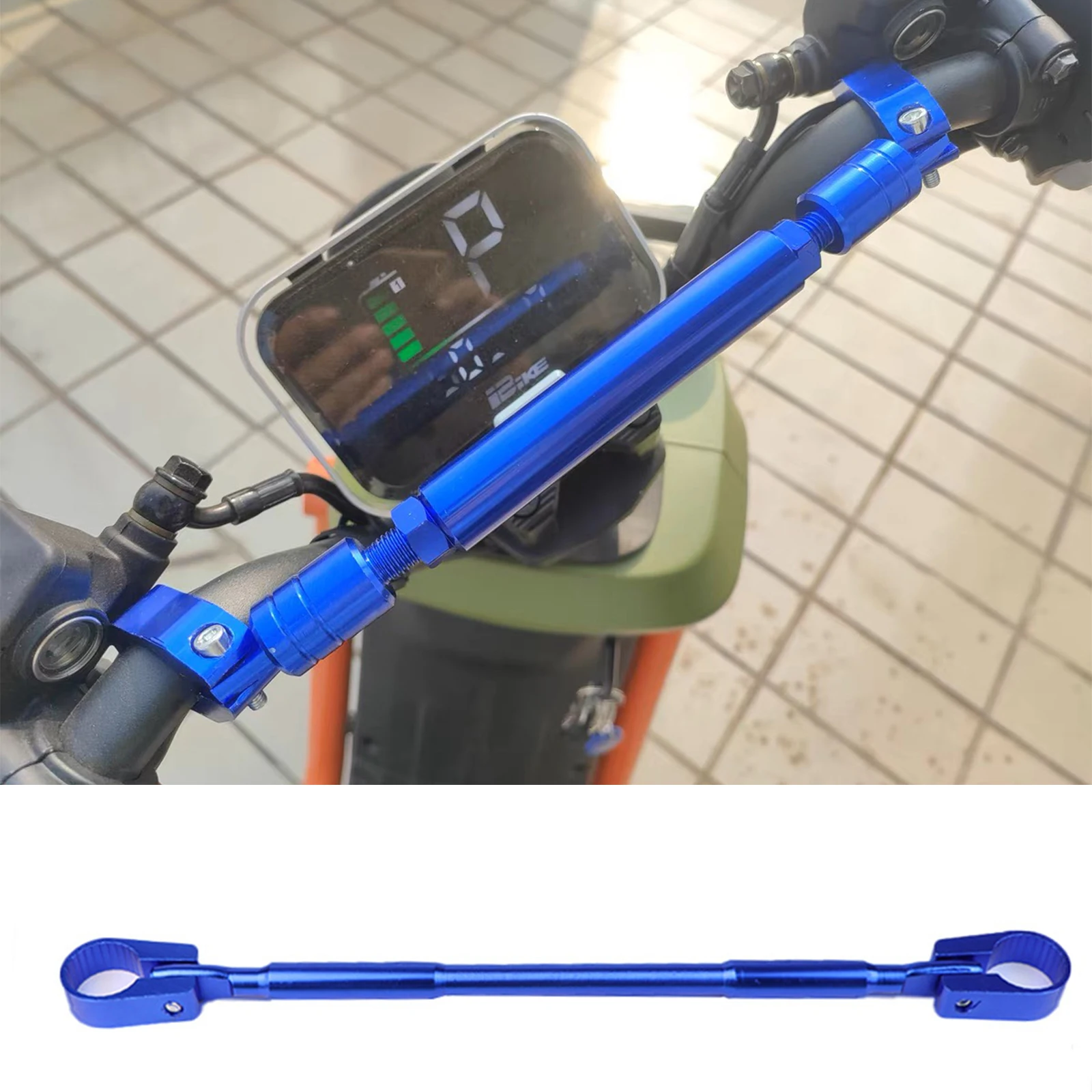 CNC-Aluminum-Handle-Bar-Cross-Bar-Steering-Strength-Lever-Bar-Balance ...