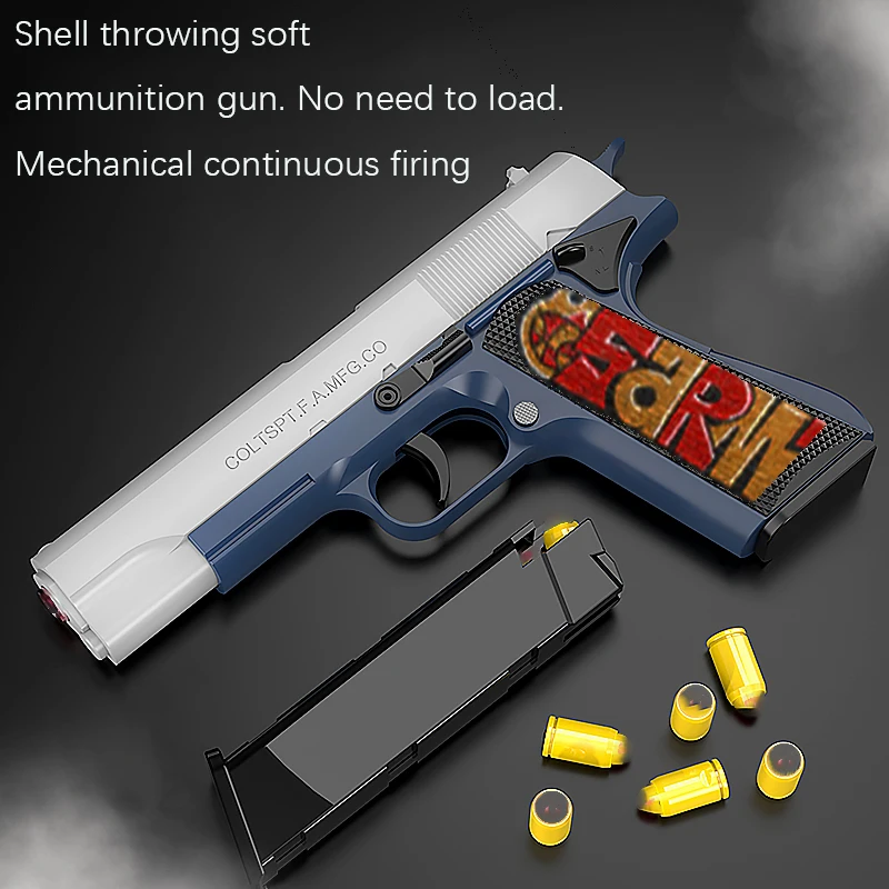 Pistola de juguete de bala suave M1911 Glock Airsoft, Arma de juguete, arma Blaster CS, juego al ...