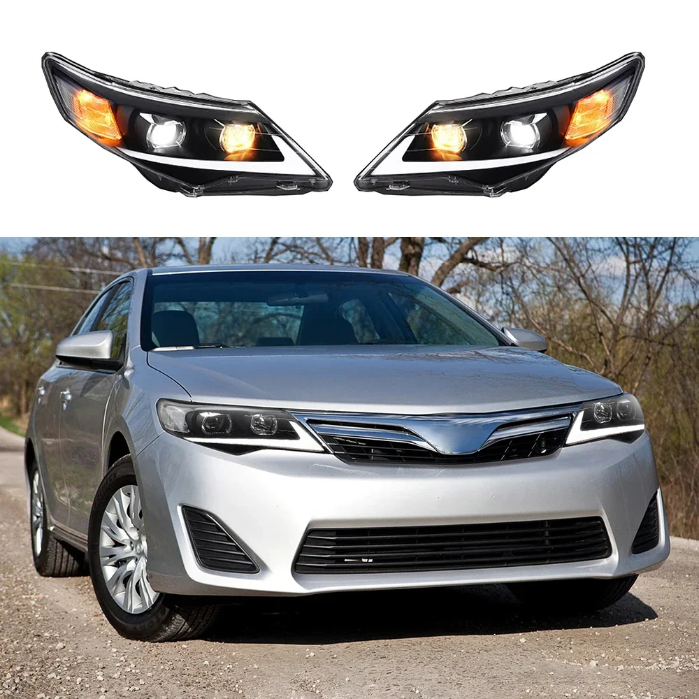 Dual-Beam-Projector-Headlights-Assembly-For-Toyota-Camry-2012-2014-Car ...