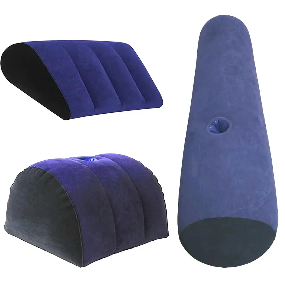 Inflatable Pillow Toys PVC Magic Cushion Relax Cushion Triangle ...