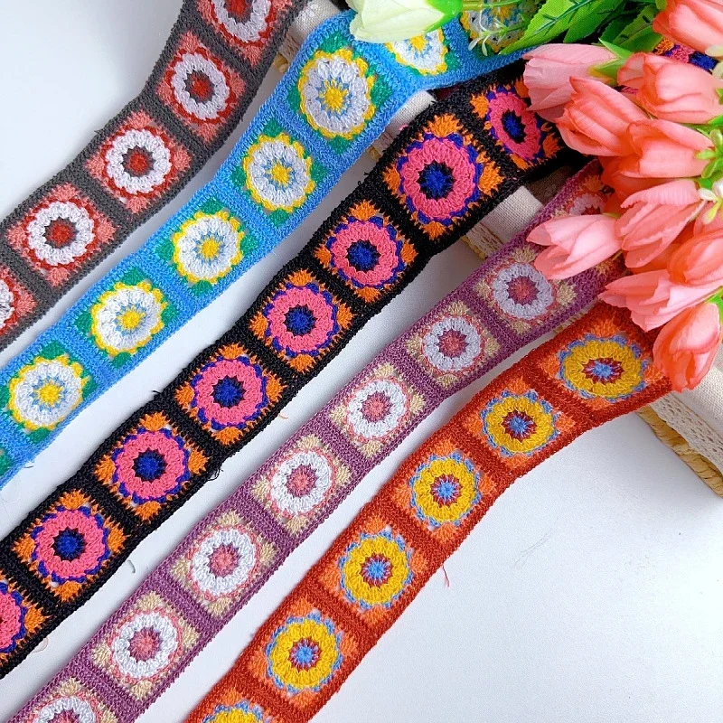 Embroidery-Lace-Fabric-Trim-Ribbon-DIY-Sewing-Applique-Dress-Garment ...