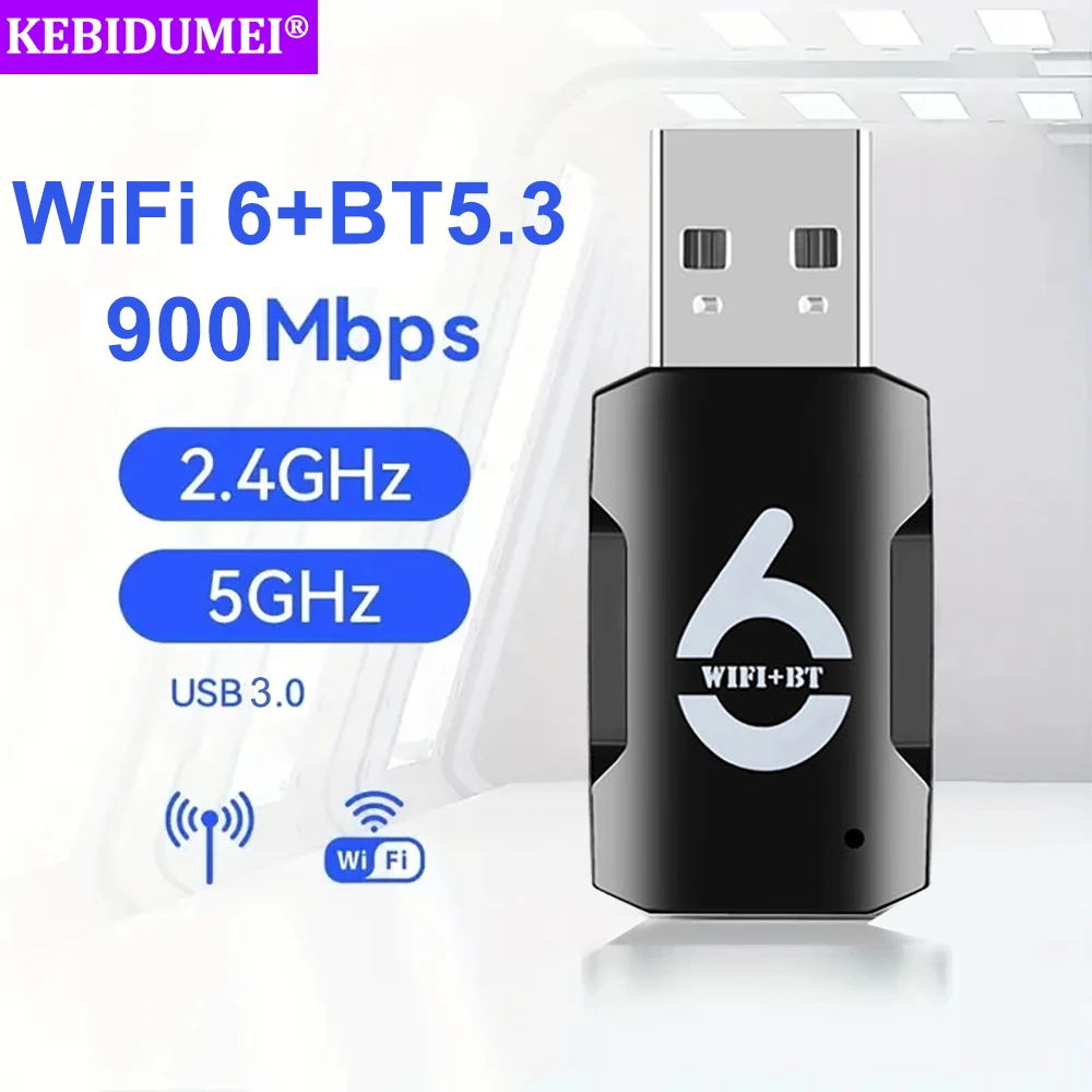 900Mbps-USB-WiFi-Bluetooth-Adapter-2-in-1-USB-Dongle-2-4Gbps-5Gbps-Dual ...