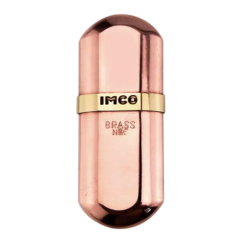 Slim Small IMCO gasoline Oil lighter Brass case|cigarette cases men ...