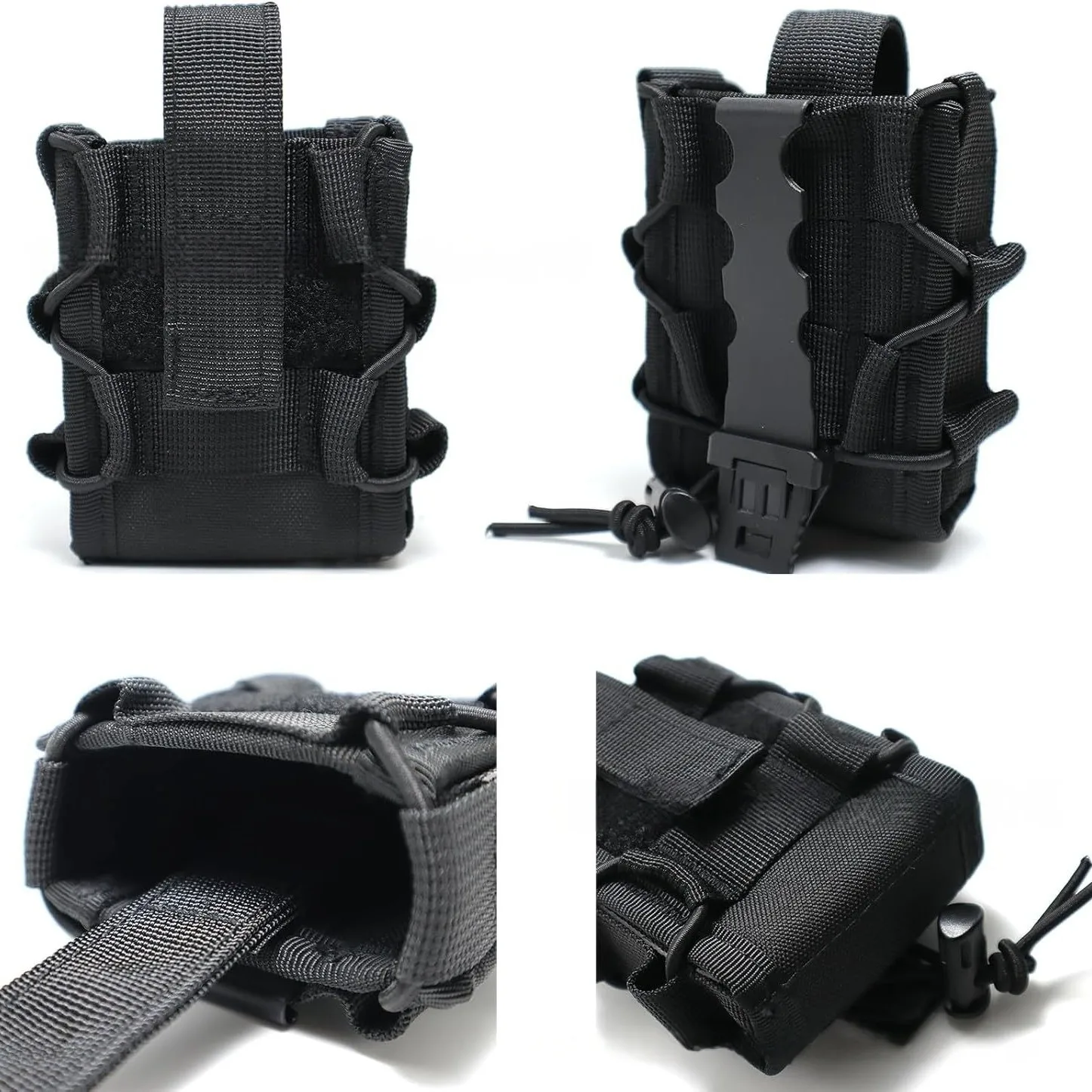 Outdoor Tactical New Molle Plastic Clip Velcro Webbing Handcuff Bag ...