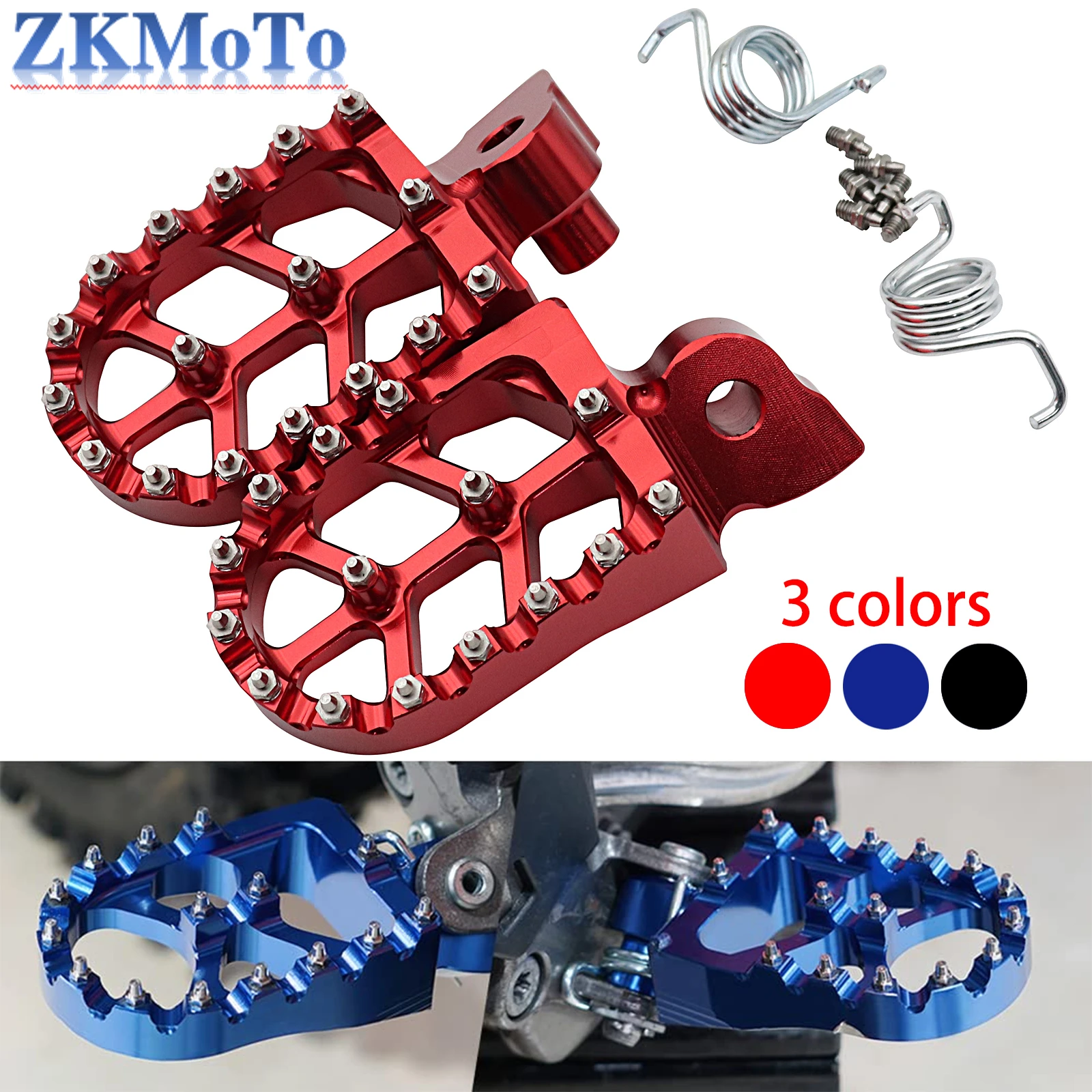 Motorcycle-CNC-Foot-Pegs-Footpeg-Pedals-FootRest-For-YAMAHA-YZ-65-85 ...