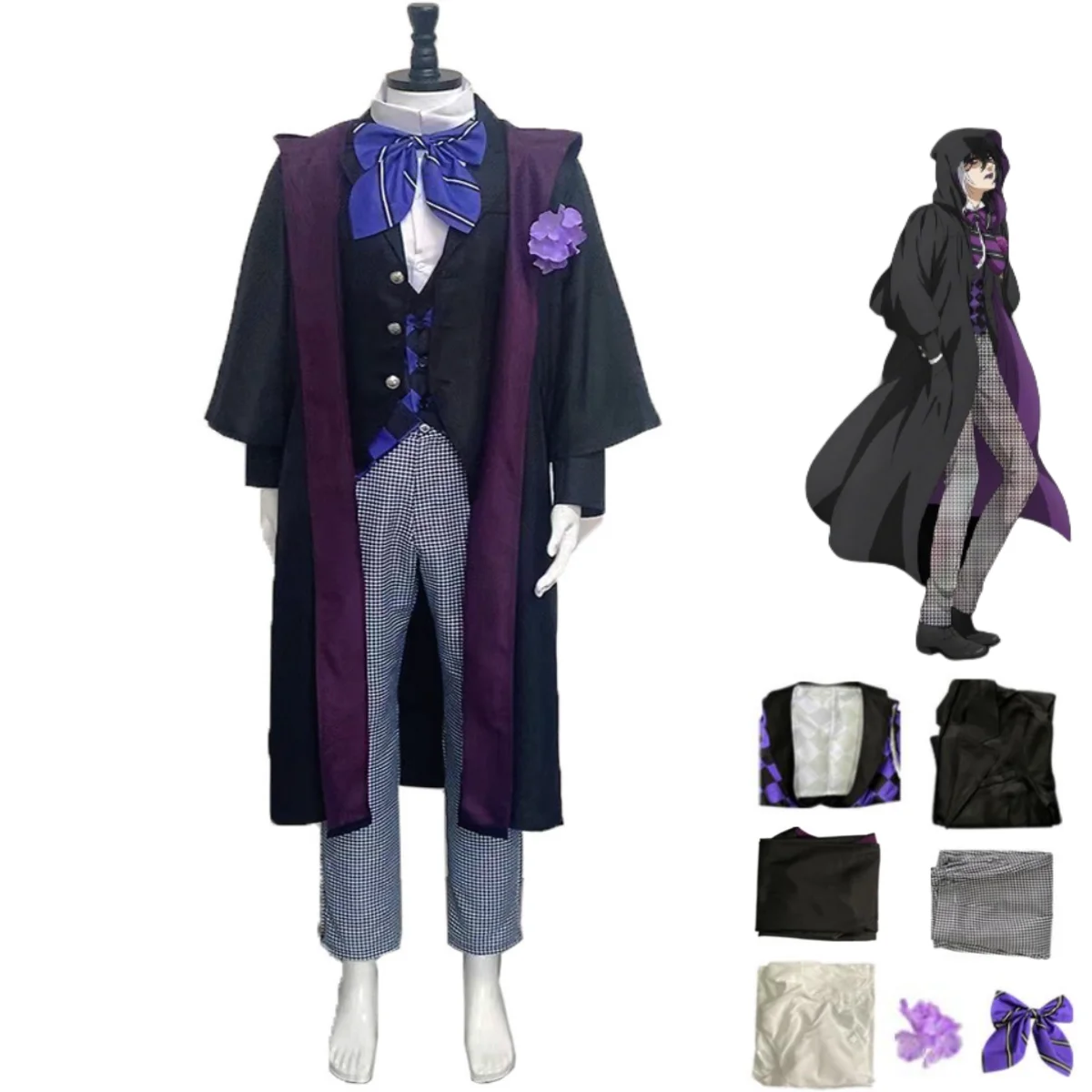 2024-New-Black-Butler-Public-School-Series-P4-Gregory-Violet-Cosplay ...