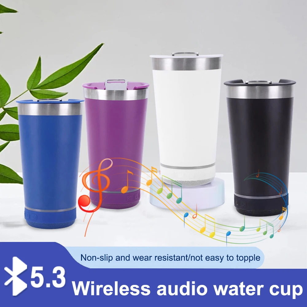 Smart-Music-Water-Bottle-Stainless-Steel-Vacuum-Flask-Insulated-Cup ...