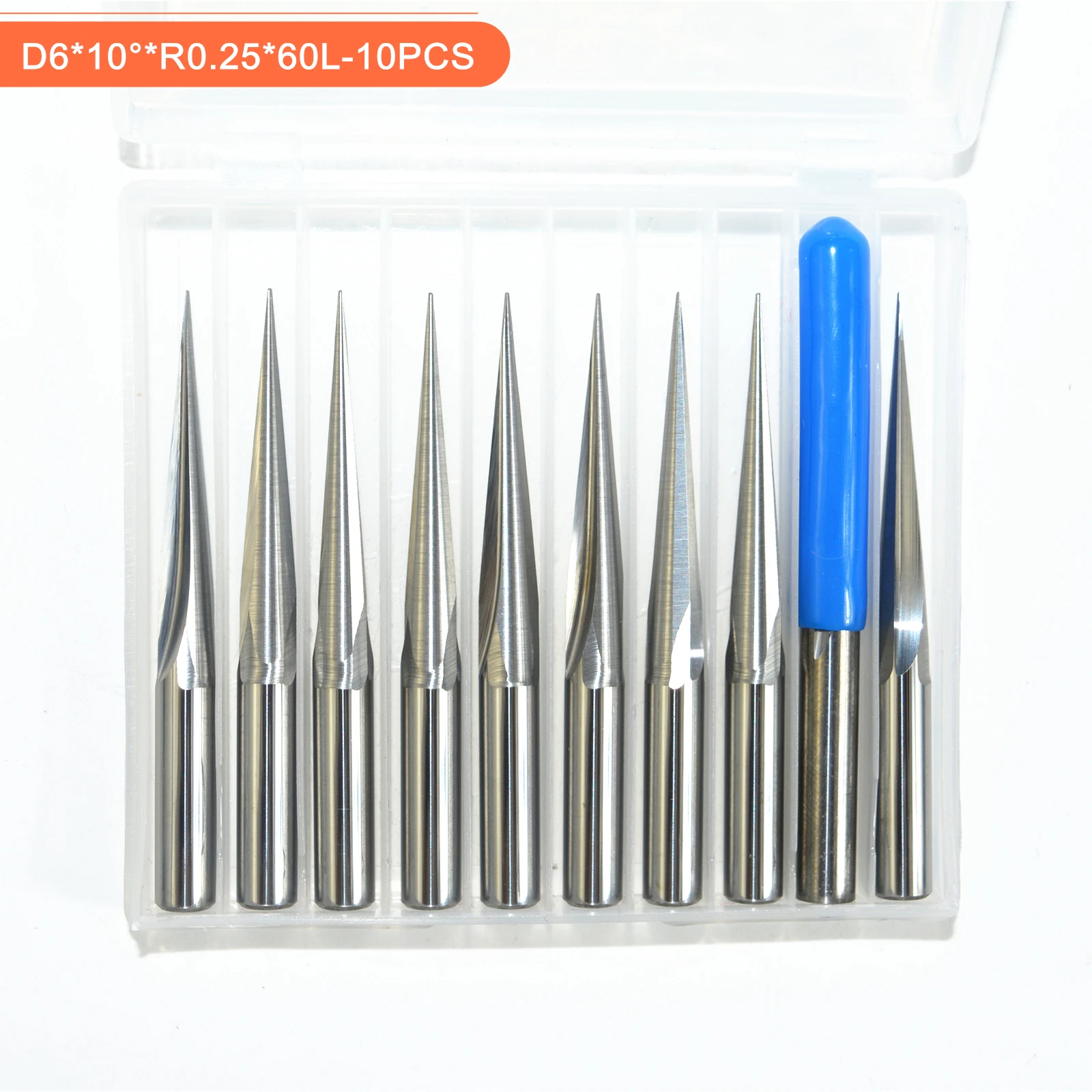 6mm-R0-25-60L-10pcs-Freeshipping-CNC-tungsten-carbide-End-Mill ...
